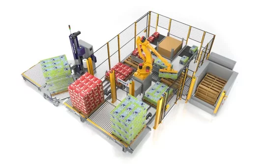 Robotic Palletizers | Semi-Automatic Palletizer